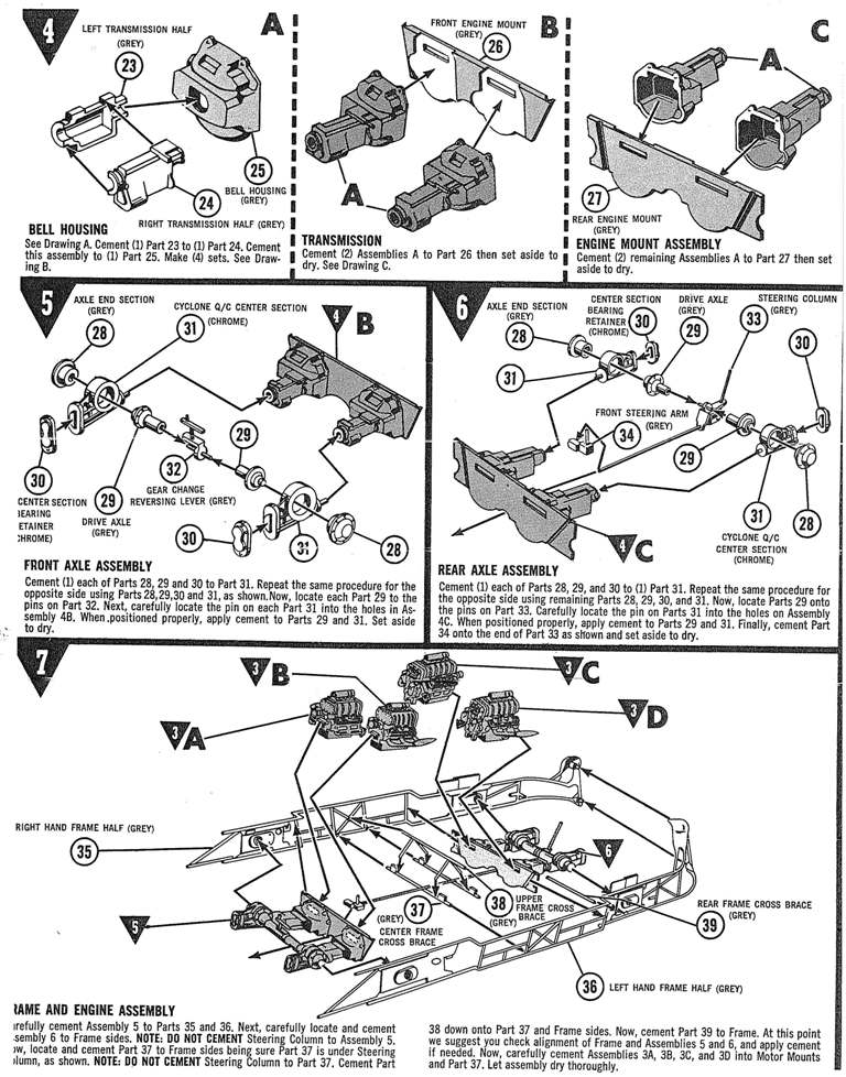 Photo: Instructions page 2 | REVELL "Mickey Thompson's" Challenger I #H ...