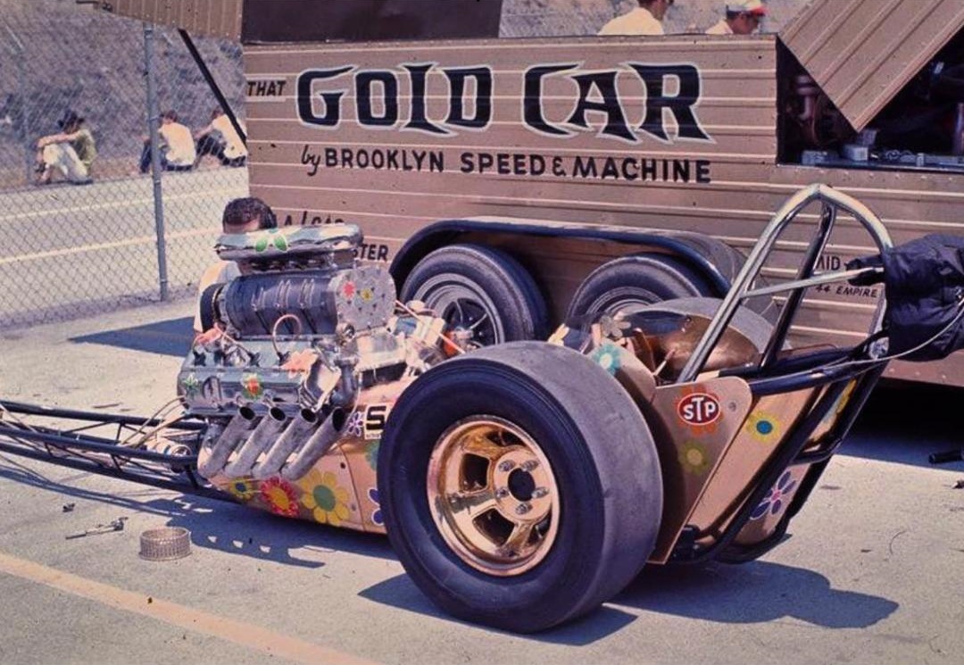 Photo: GOLD CAR | FRONT ENGINE DRAGSTERS II album | LOUD-PEDAL | Fotki ...