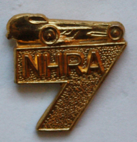 Photo: 1957 NHRA 7th Year Member Enameled Pin | DRAG RACE MEMORABILIA ...