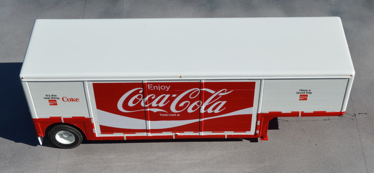 Photo: Coke Trailer Finished Top View 9 26 21 | Coke Beverage Trailer ...