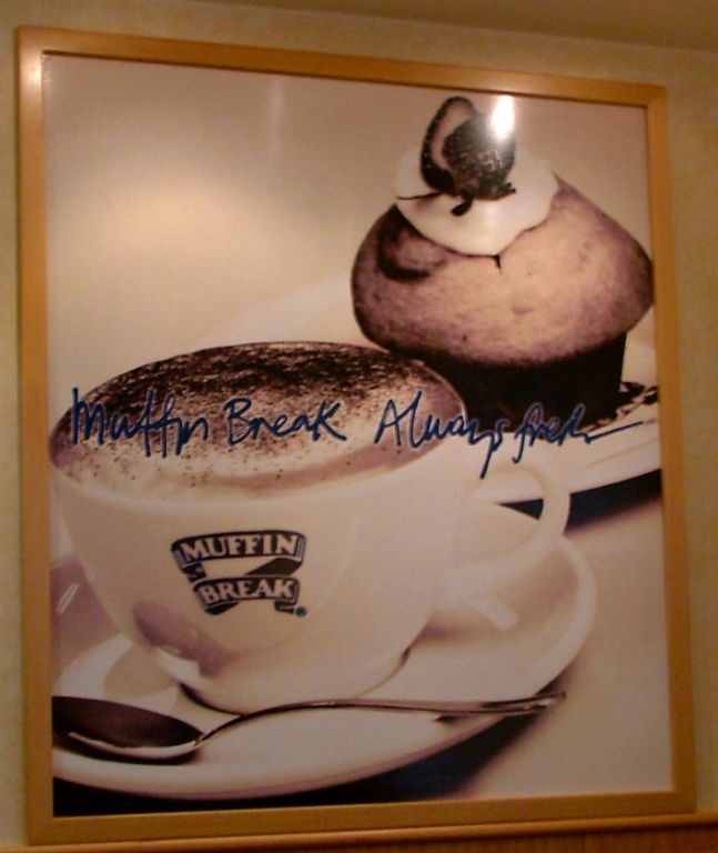 Photo: Muffin Break poster | Halls Head Beach Walk album | ooO(PETER ...