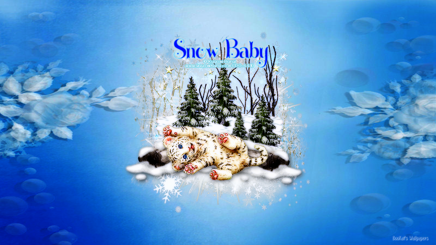 Photo: Snow Baby Wallpaper 1920x1080 by BooKat2021 | 2021 Wallpapers by ...