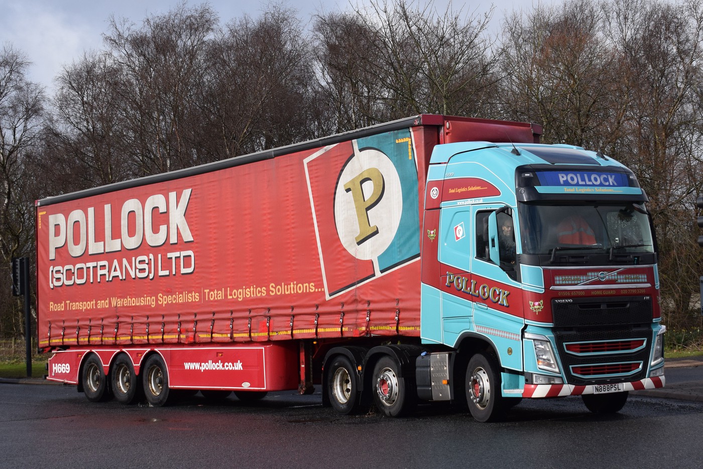 Photo: N888PSL Volvo FH | Pollock, Bathgate (formerly Musselburgh ...