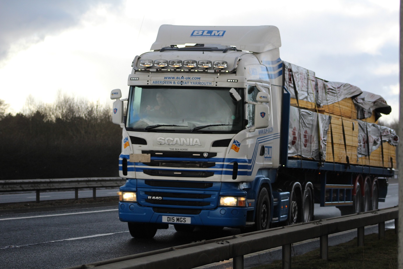 Photo: D15 MGS Scania R440 BLM Livery | MGS Transport, Findon, Aberdeen ...