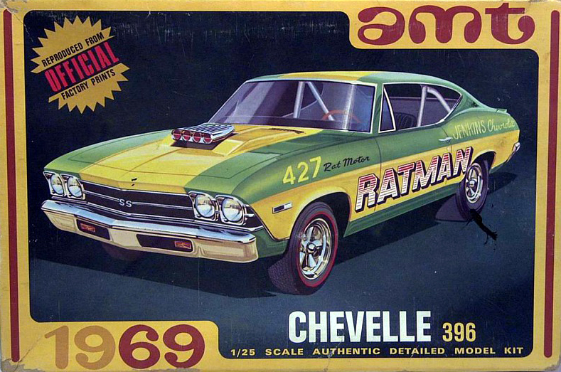 Photo: 1969 Chevrolet Chevelle 396 Hardtop | AMT Auto Box top only ...