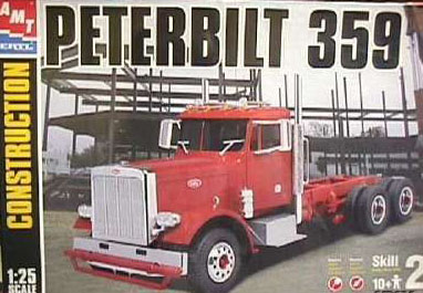 Photo: Peterbilt 359 | AMT Rigs and Trailers Box top only album ...