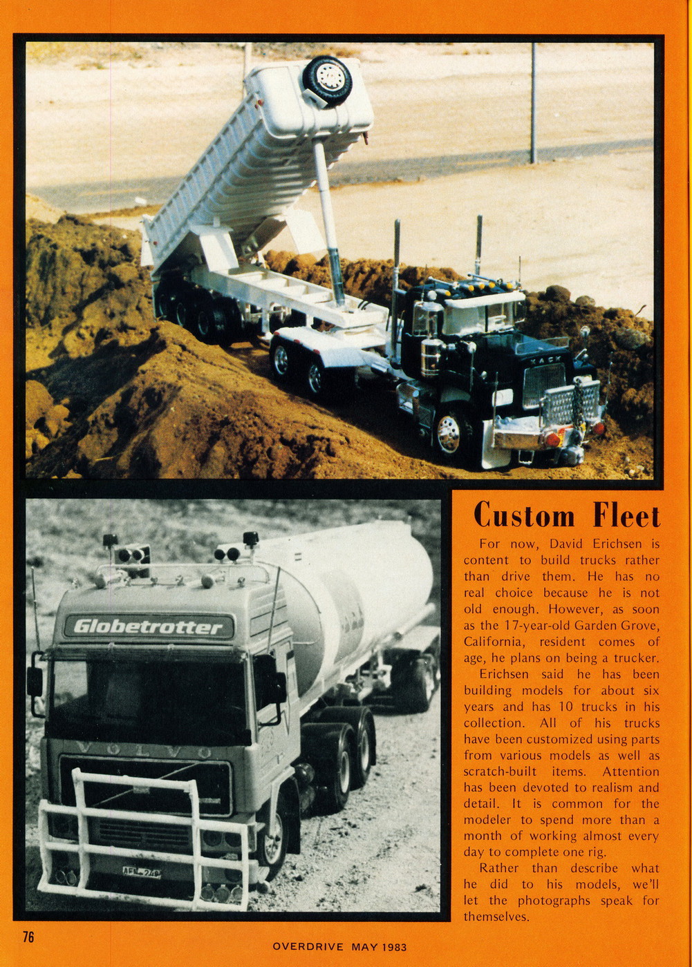 05 Overdrive Magazine May 1983 album | Dutch Model Truck Club | Fotki ...