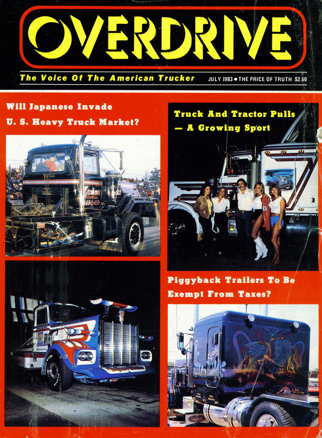 Photo: 01 July 1983 Front Cover | 07 Overdrive Magazine July 1983 album ...