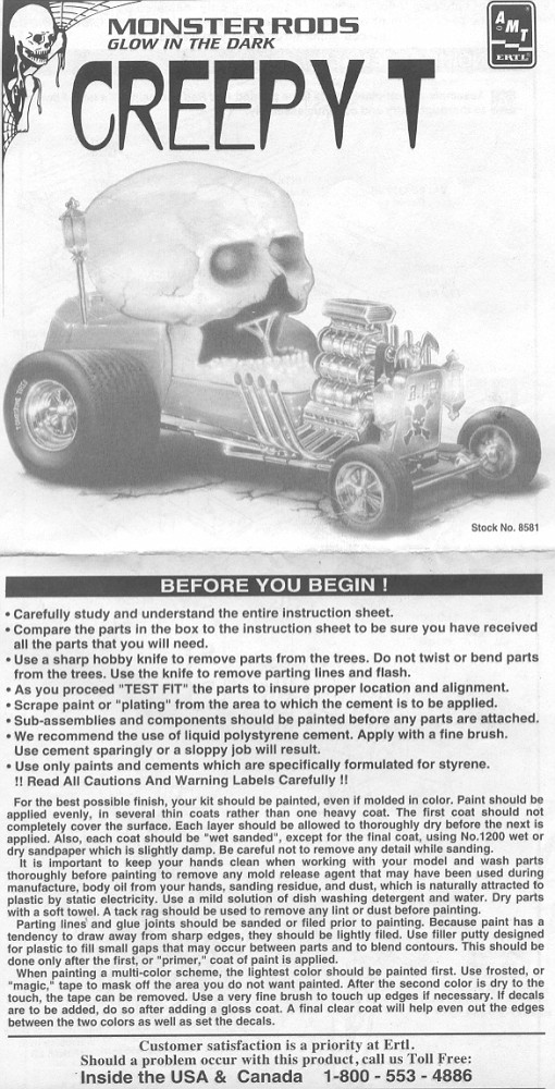 Photo: AMT08581A | AMT CREEPY T #8581 album | DRASTIC PLASTICS MODEL ...
