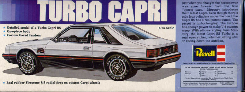 Photo: Mercury Turbo Capri Box 3 | REVELL Turbo Mercury Capri #H-7206 ...