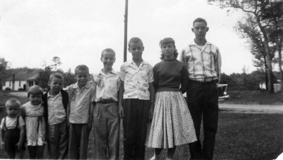 Photo: E-Dennis, Delores, Roger, Dwaine, Larry, Estel, Marsha, Delmer ...