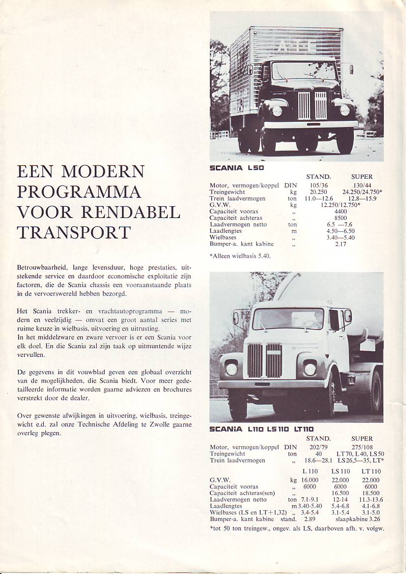 Photo: 10012 | Scania Program 1970 album | Dutch Model Truck Club ...
