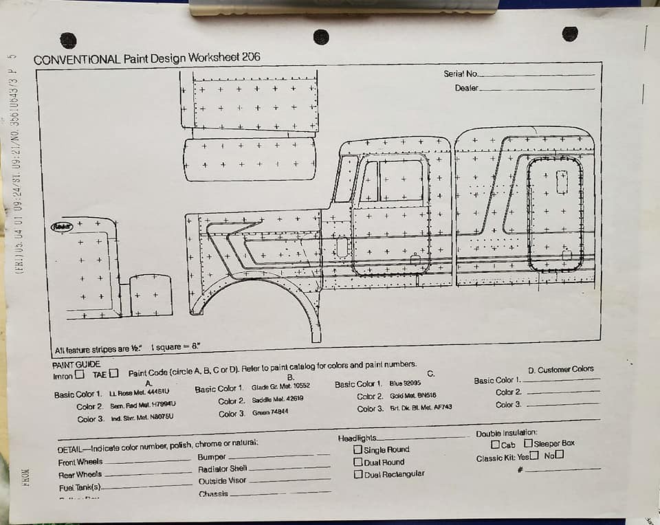 Photo: 359 paint scheme 206 | Peterbilt Paint album | Mackinac359 ...