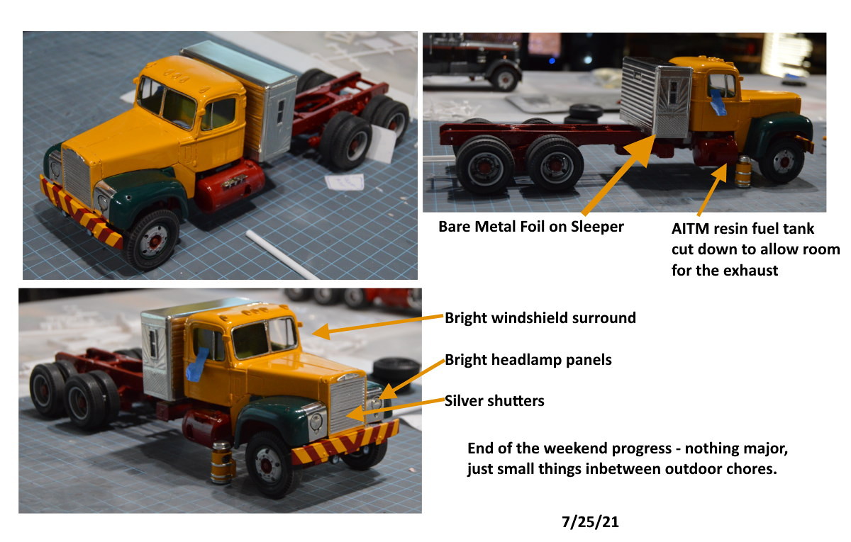 Photo: End of the weekend progress on Mack B73 or B75 or 7 25 21 ...