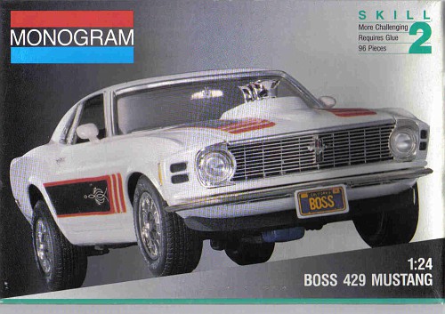 Photo: MONOGRAM #2728 1970 BOSS 429 MUSTANG | Box Art album ...