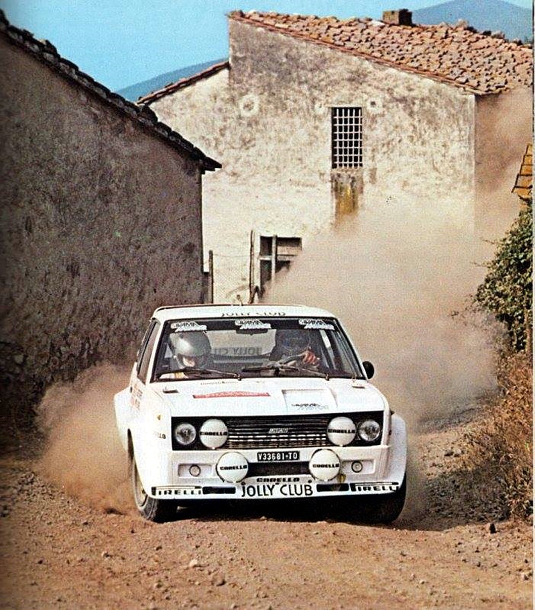 Photo: 1980 001 Walter Rohrl - Christian Geistdorfer2C Fiat 131 ...