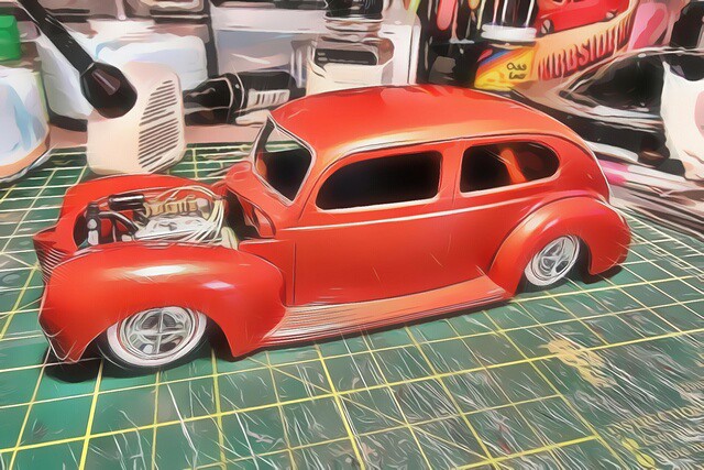 Photo: 40 Ford toon 8 | Sectioned 40 Ford sedan album | Kirby Hughes ...