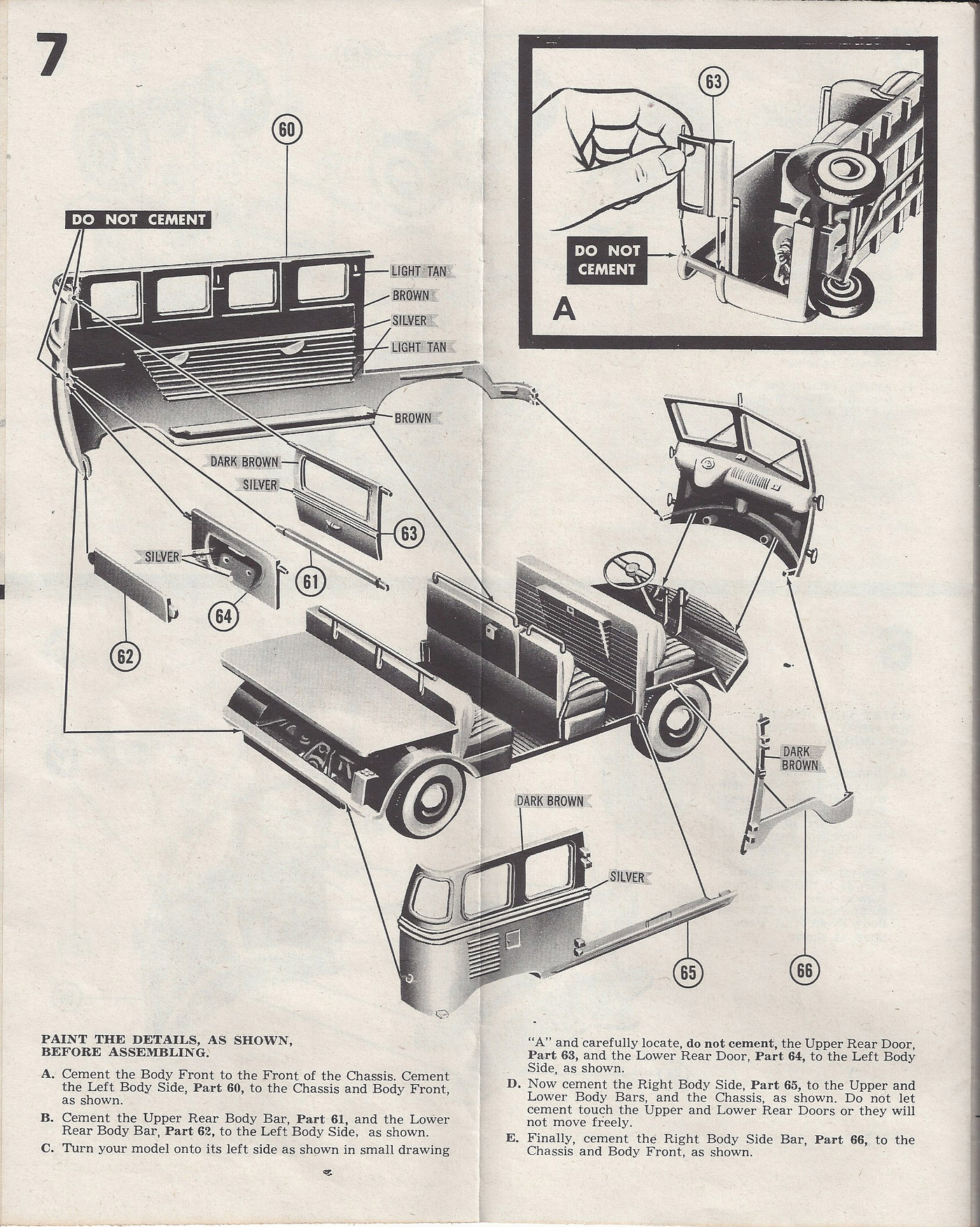 Photo: Revell VW Microbus Pg 06 | Revell Volkswagen Micro Bus H-1228: ...