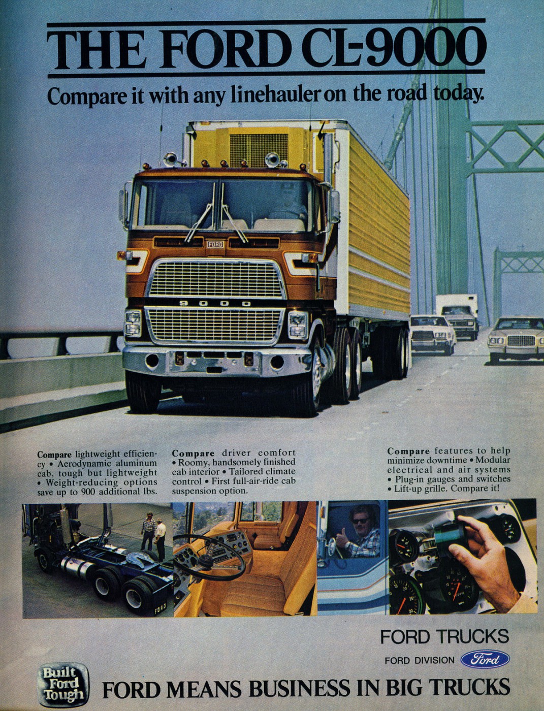 Photo: March 1979 Ford CL-9000 Ad | 03 Overdrive Magazine March 1979 ...