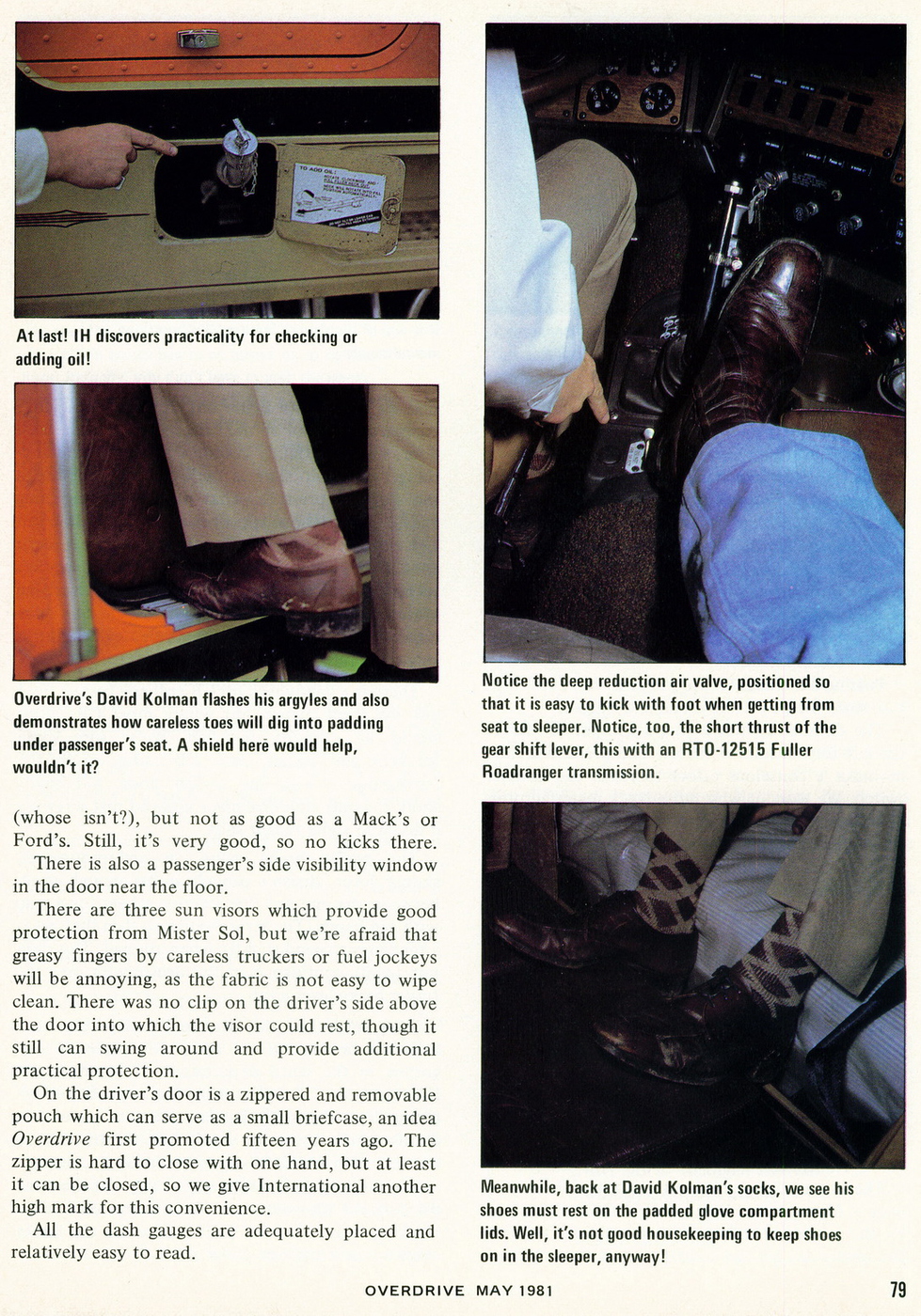 Photo: May 1981 International CO-9670 Report 6 | 05 Overdrive Magazine ...