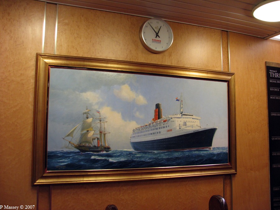 Photo: BRITANNIA 1840 QE2 SCard 2003 20070918 002 | Art, Hallways ...