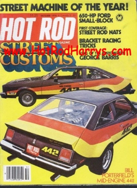 Photo: BILL PORTERFIELD'S BLOWN, MID-ENGINED 442 (2) | 2 STREET FREAKS ...