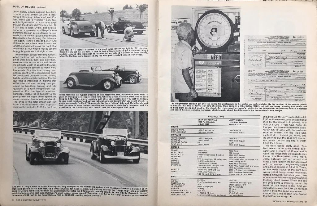 Photo: Roadster test, two icons Gray Baskerville and Jerry Kugel (2 ...