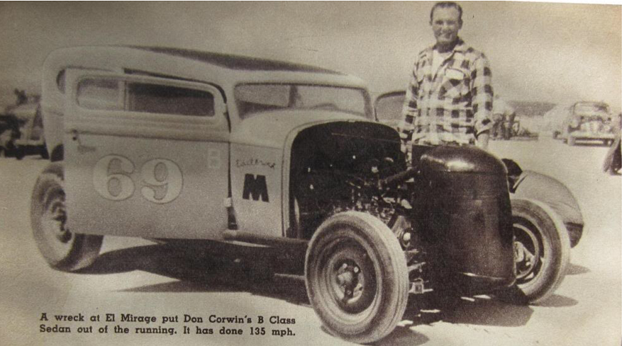 Photo: Don Corwin's Sedan | 1932 FORD'S ON THE SALT & DRY LAKES album ...