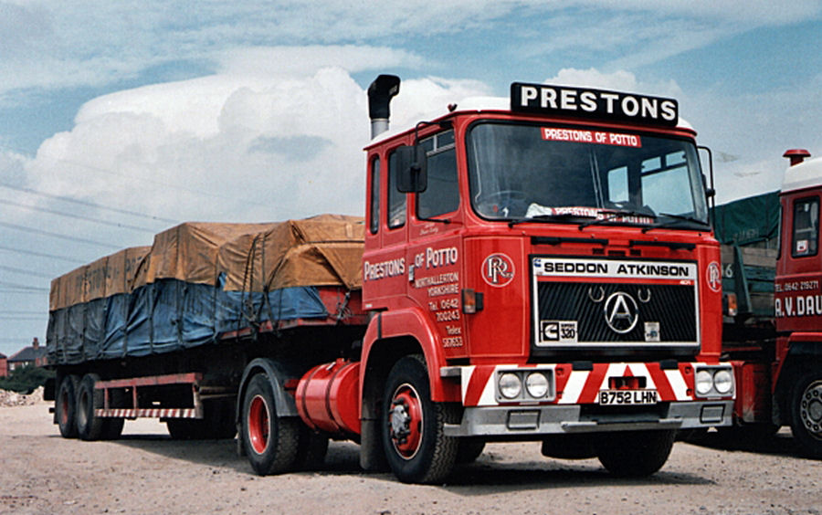 Photo: B752 LHN Seddon Atkinson 401 4x2 unit | Richard Preston & Son ...