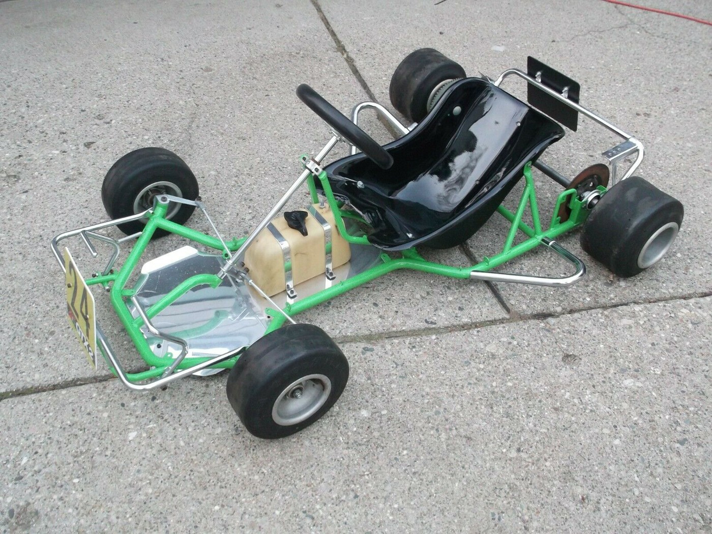 Photo: Swiss Hutless Rolling Go Cart Frame (4) | QUARTER MIDGETS KARTS ...