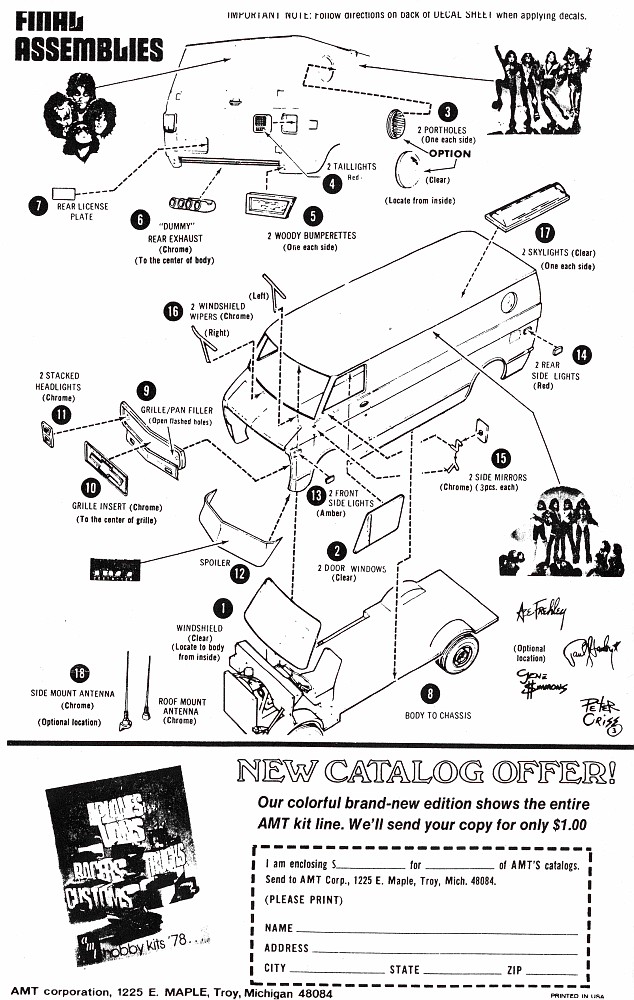 Photo: 3 | AMT Custom Chevy Van KISS #2501 album | DRASTIC PLASTICS ...
