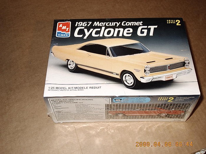 Photo: 67 Comet Cyclone GT 5 PB H | Mercury Midsize Kits album | Don ...