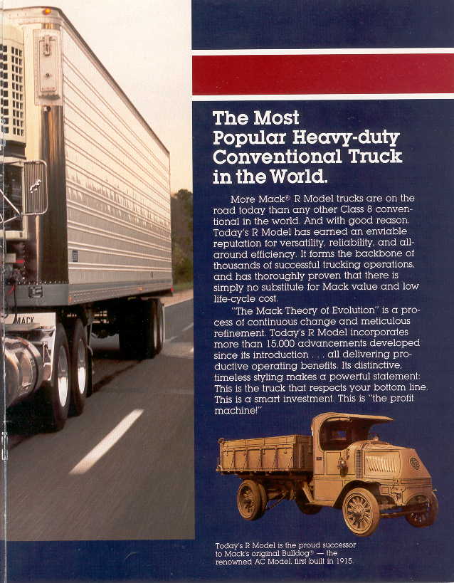 Photo: 3 | Mack R-Series 1987 album | Dutch Model Truck Club | Fotki ...