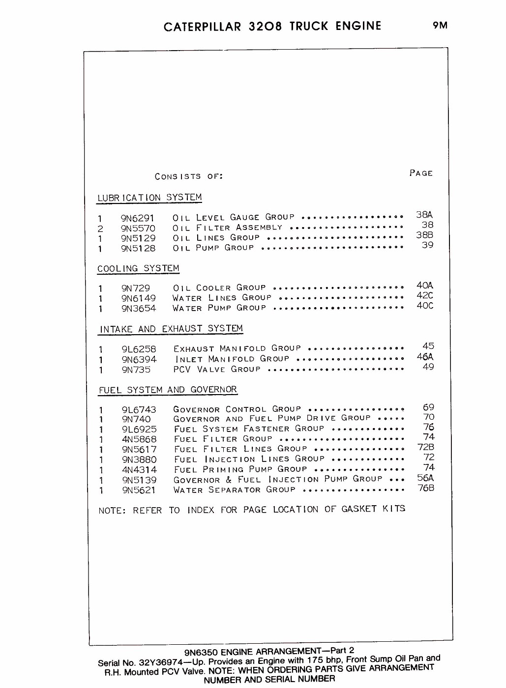 Photo: 3208 Parts Manual Pagina 035 | CAT 3208 dieselengine parts ...