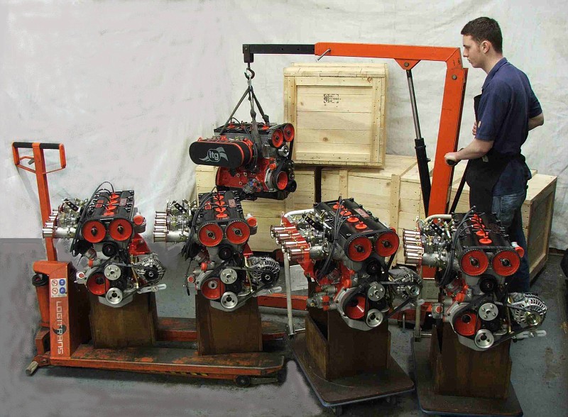 Photo: engines%20crates%20and%20crane | Ford BDA Engine album ...