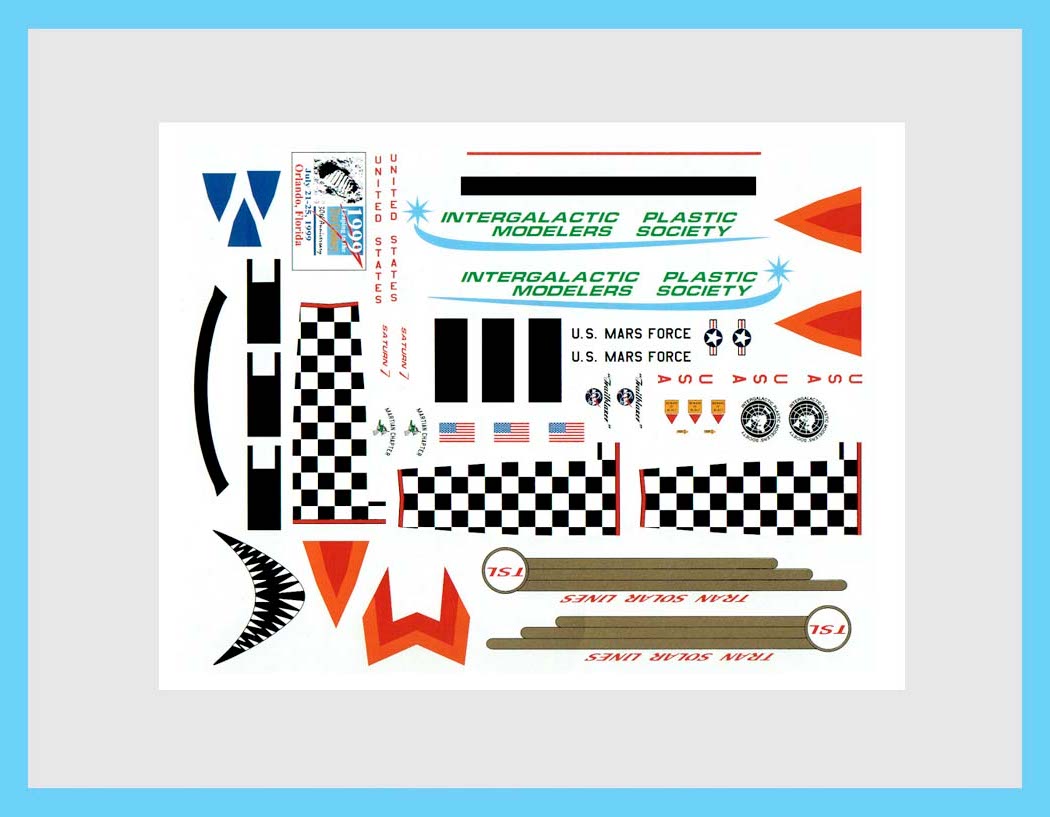 Photo: 1955 Disneyland-TWA Moonliner Decal 99 IPMS Marsliner 01 ...