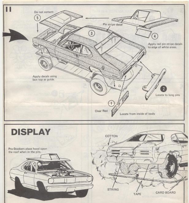 Photo: California Flash 1972 Duster kit 1 1752 225 11 and Display | MPC ...
