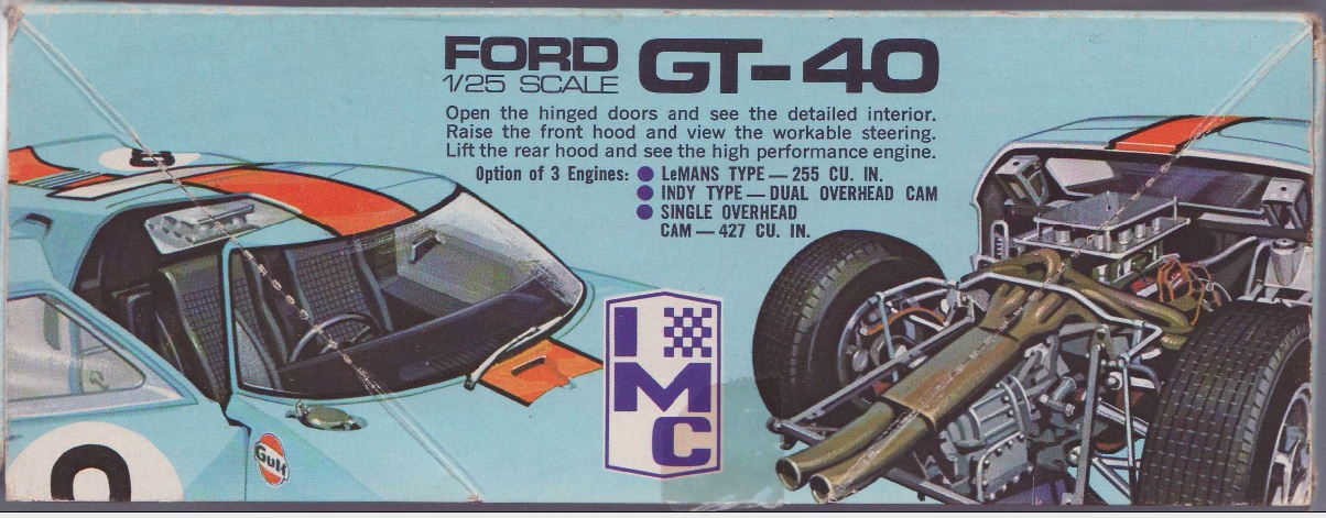Photo: IMC GT-40 Box side 1 | IMC Ford GT40 #110? album | DRASTIC ...