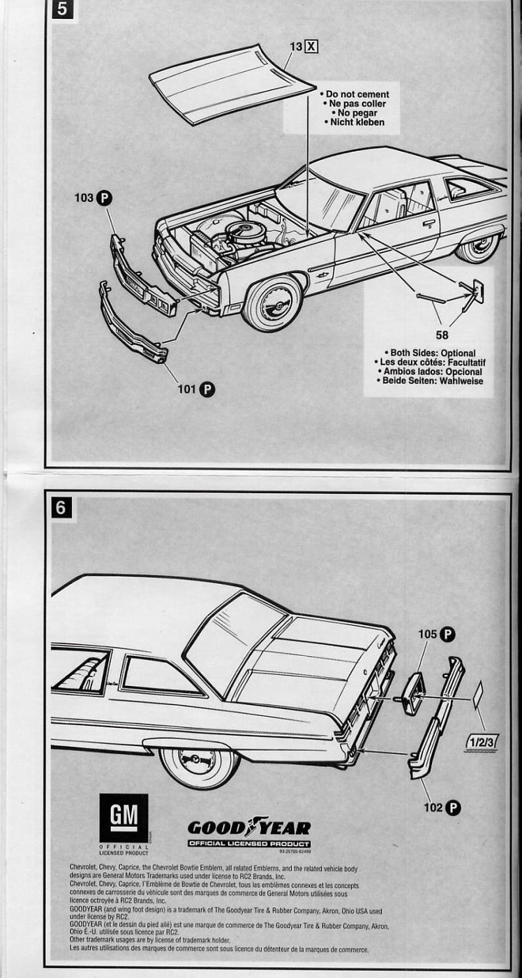 Chevy Caprice Blueprint
