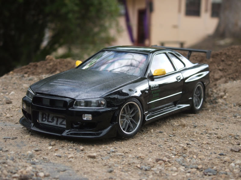 Photo: R-34 C-West 011 | 1:24 Tamiya Nissan R34 (C-West GT-R body kit ...