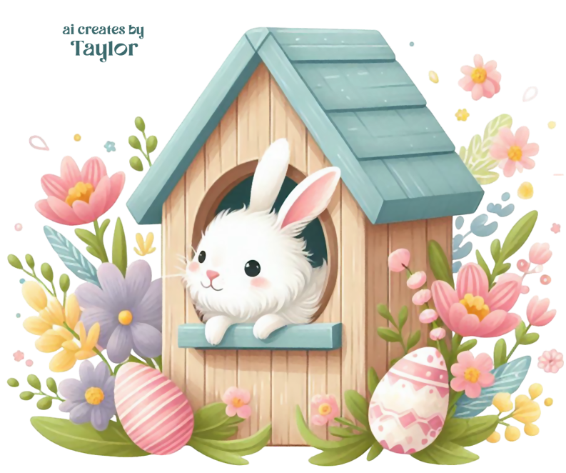 Photo: EasterBunnyHouse 07 jjtaicreates | JJT 2 album | Jossie | Fotki ...