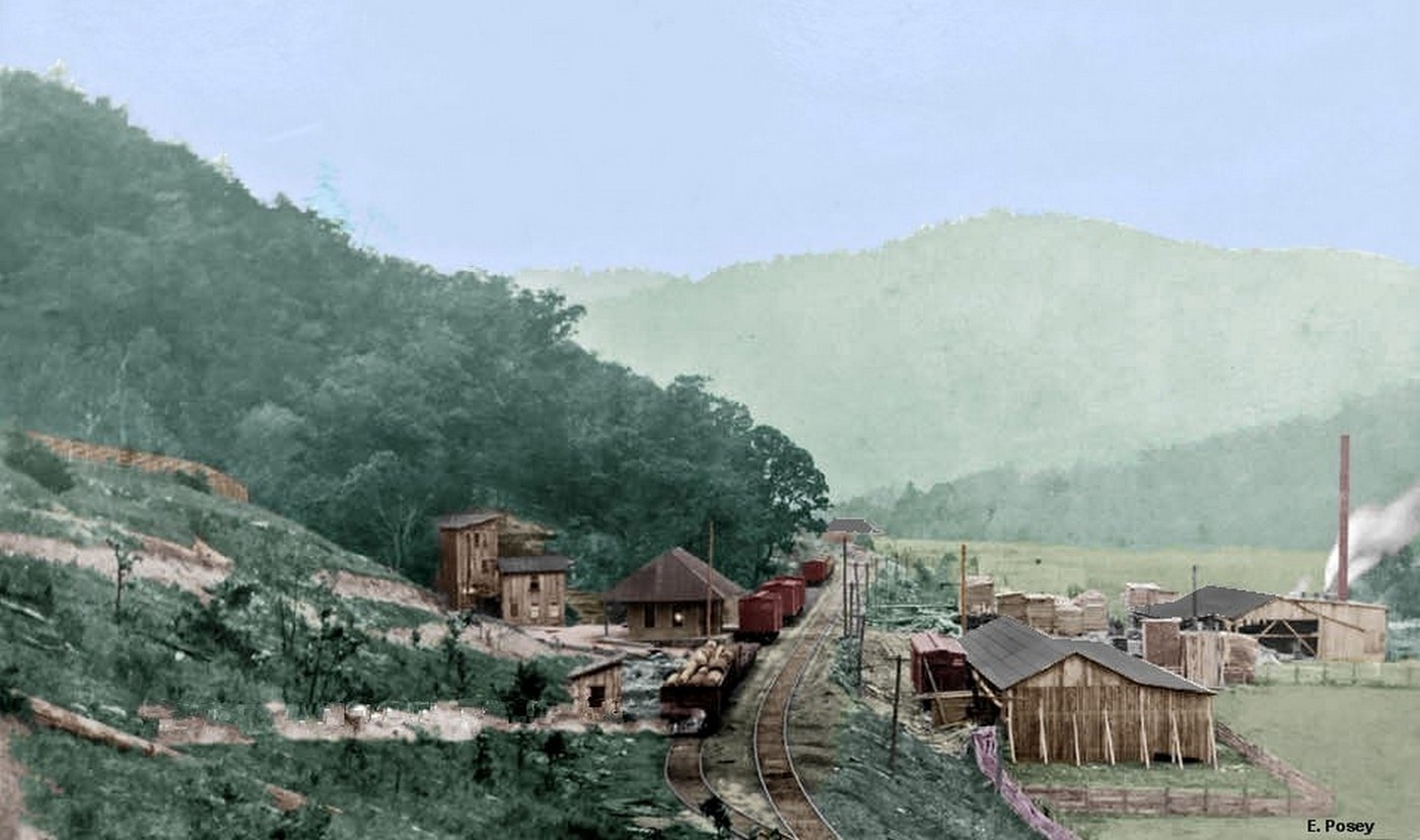 Photo: 7-Norma, Tennessee around 1925. | #17 - The New River Lumber ...