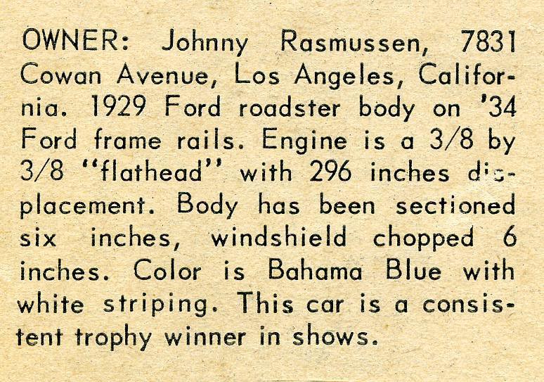 Photo: Buzz Pitzen's John Rasmussen's 1929 Ford (5) | BUZZ PITZEN'S 29 FORD ROADSTER album ...