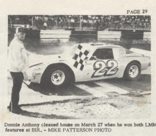 Photo: SOUTHERN AUTO RACING NEWS APRIL 1977 | 1964 UP LATE MODEL ...
