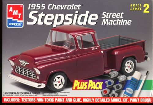 Photo: 1955 Chevrolet Stepside | AMT Pickup Truck and SUV Box tops only ...