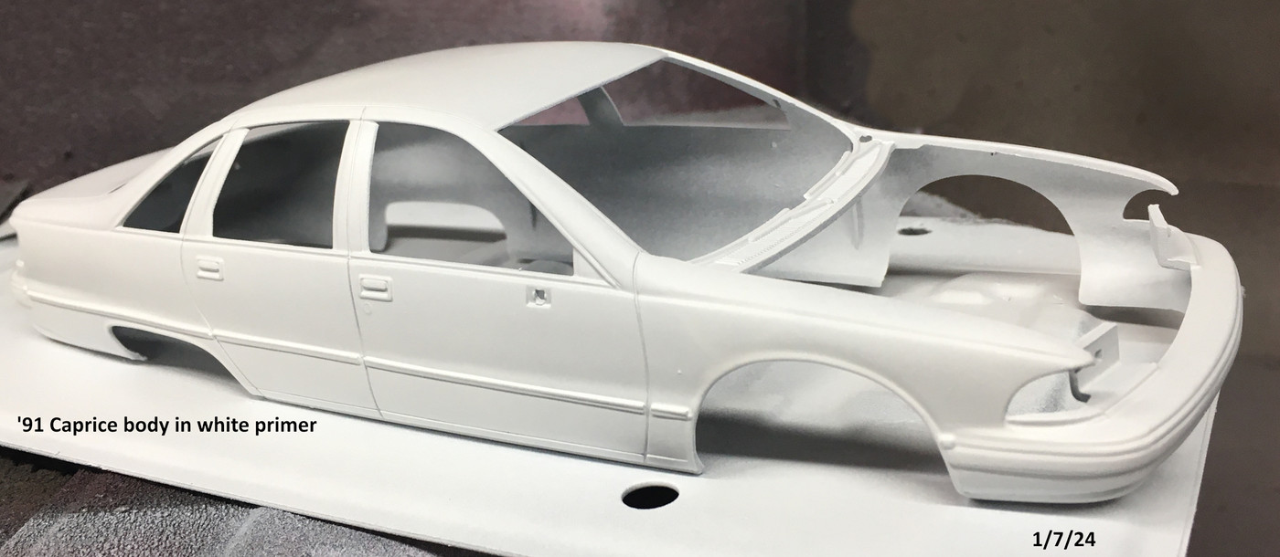 Photo: 91 Caprice body in white primer 1 7 24 | What's on the bench ...