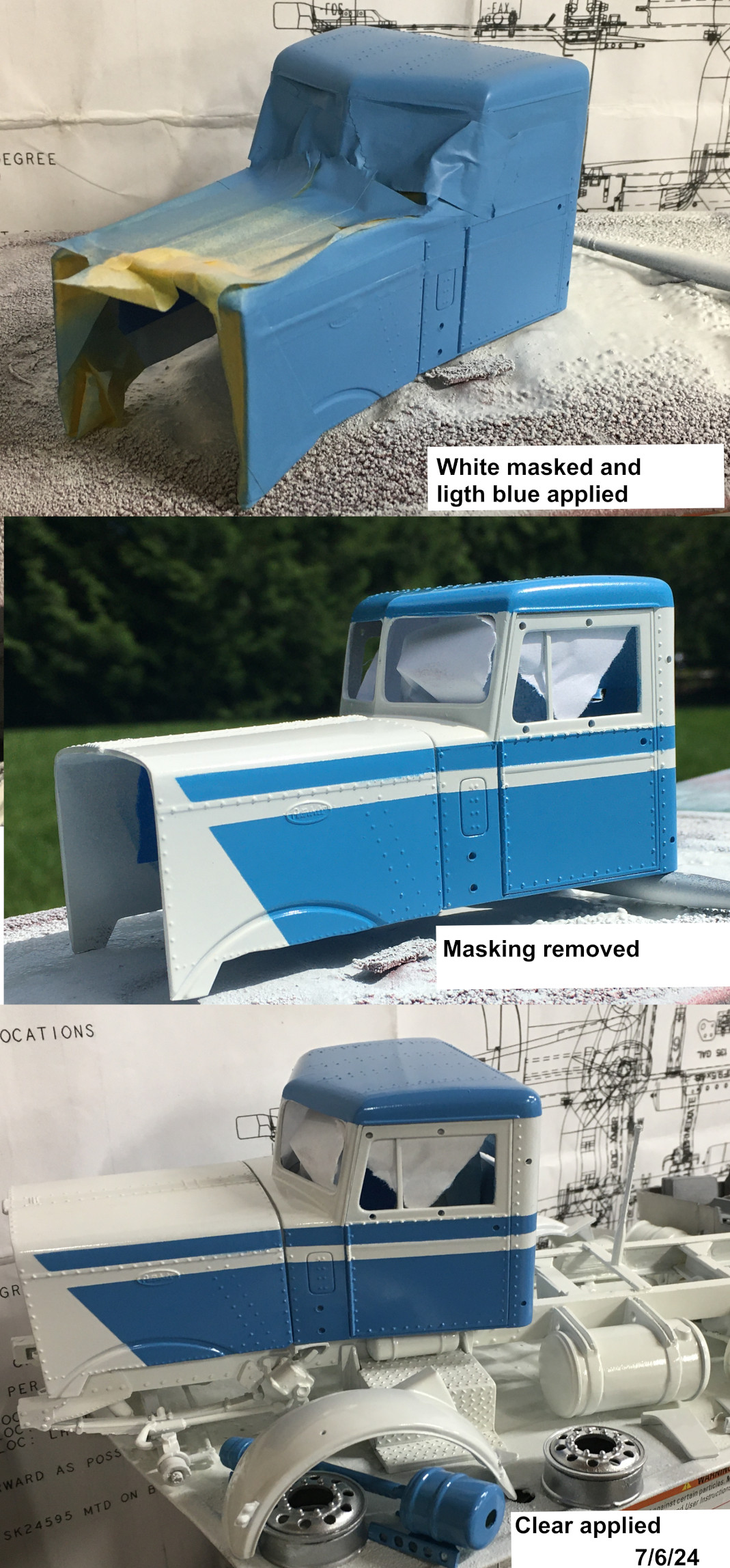 Photo: White and blue 359 masked and unmasked 7 6 24 | What's on the ...