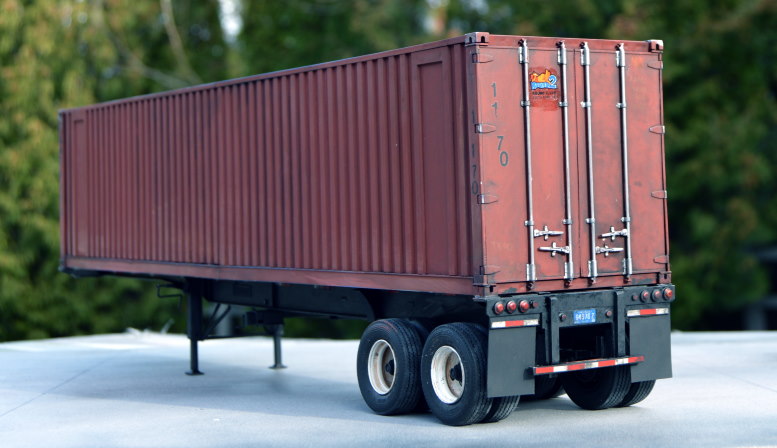 Photo: AMT Container reworked for USA look (1) | AMT Container Trailer ...