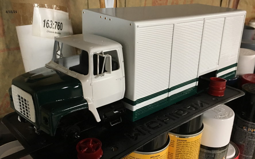Photo: Ford L700 dark green and white 8 15 21 | Ford LN700 7UP Beverage ...