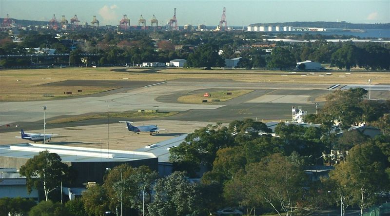 Photo: Port Botany view | Runway Action Kingsford Smith Sydney album ...